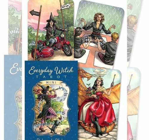 Карты Таро "Everyday Witch Tarot mini Cards" Llewellyn / Повседневное Таро Ведьмы мини 63454