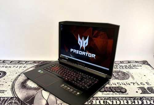 Игровой ноутбук 17.3" Acer Predator Helios 300 PH317-52, 1536 ГБ, Core i5-8300H, RAM 8 ГБ, GeForce GTX 1050 Ti 4 ГБ