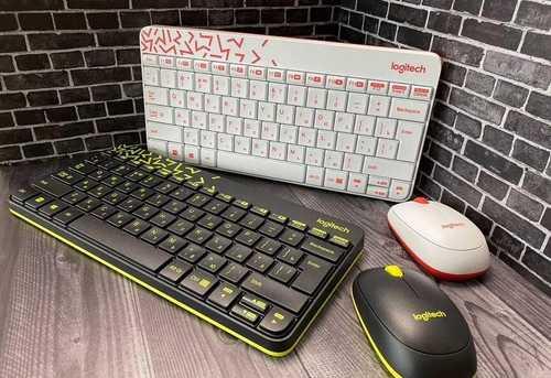 Комплект клавиатура+мышь Logitech MK240 Nano