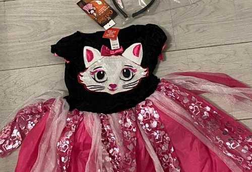 Костюм с кошкой карнавальный розовый