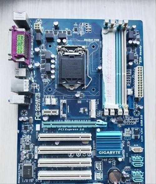 Материнская плата gigabyte GA-P75-D3 LGA1155