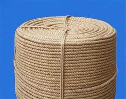 Верёвка джутовая 5 мм 500 метров 7 кг