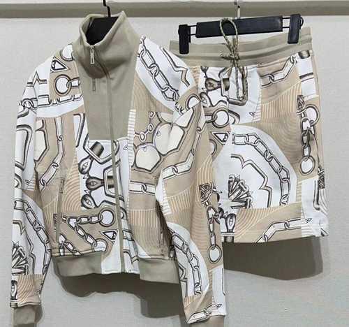Бомбер и юбка Hermes костюм