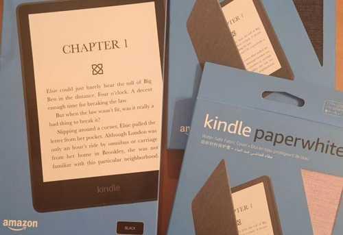 Kindle Paperwhite 2022 16 Gb+ чехол Amazon