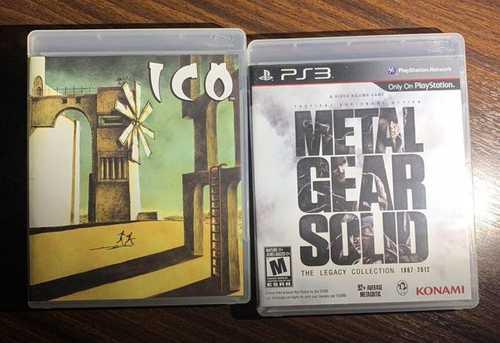 Игры для ps3 Metal Gear Solid и ICO & Shadow