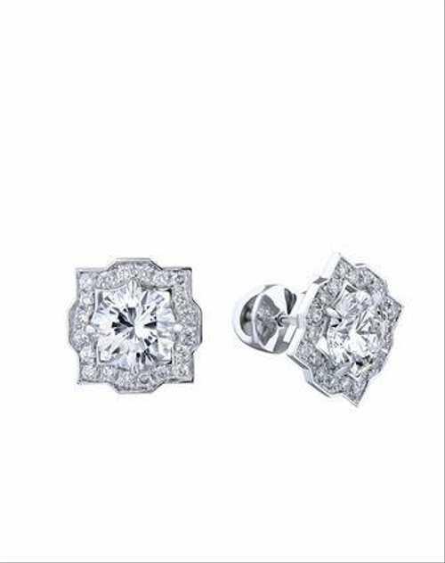 Пусеты RalfDiamonds White Gold Diamonds 1.50 J/VS1