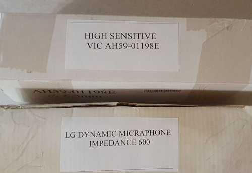 Микрофон LG dynamic micraphone impedance 600