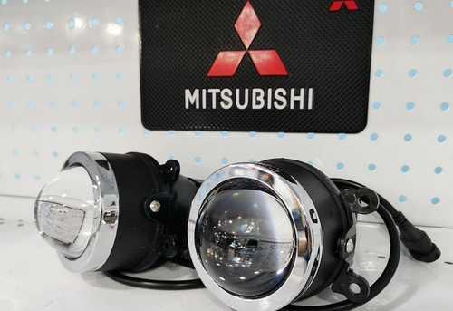 Противотуманки mitsubishi outlander линзы laser