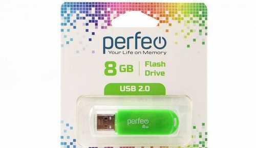 USB флешка 8GB Perfeo C03 Green