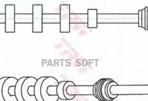 TRW PHB617 Шланг тормозной перед