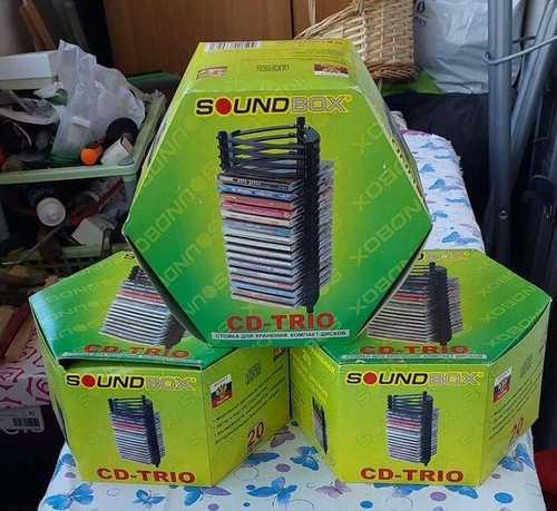 Стойки для CD дисков soundbox CD trio