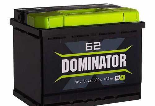 Аккумулятор автомобильный Dominator 62Ач обр.пол