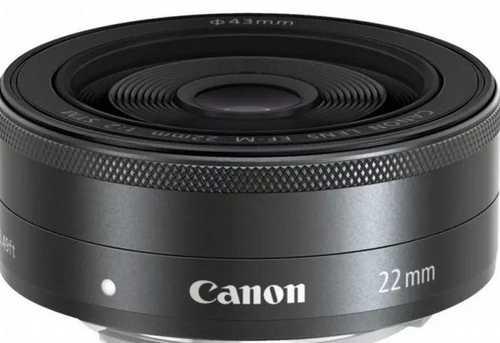 Canon EF-M 22mm f/2.0 STM витринный экземпляр