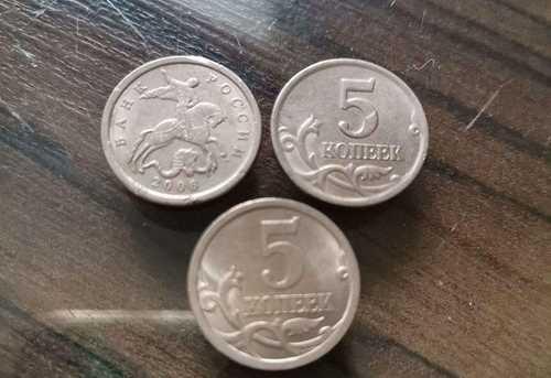 Монета 5 коп 2006 год, сп