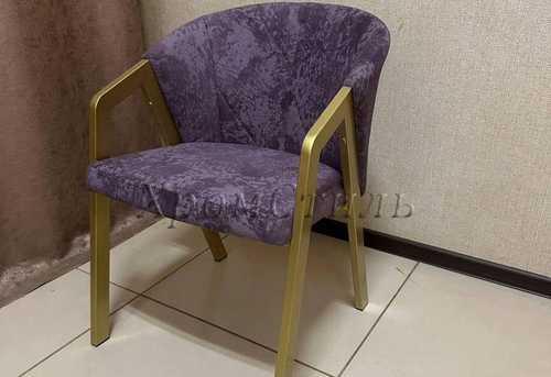 Мягкие кухонные современные стулья "Стивен" фиолет