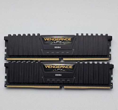 Оперативная память ddr4 8gb 2 шт vengeance