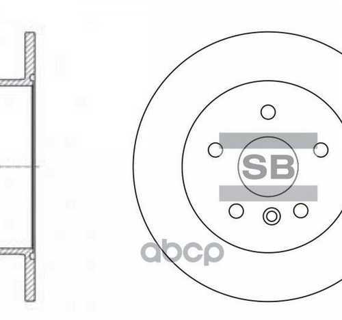 Диск тормозной SD4016 Sangsin brake