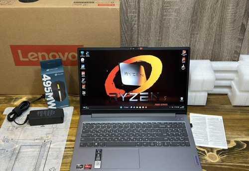 Новый Lenovo Ryzen 5/DDR 5 16Гб/FHD IPS/SSD