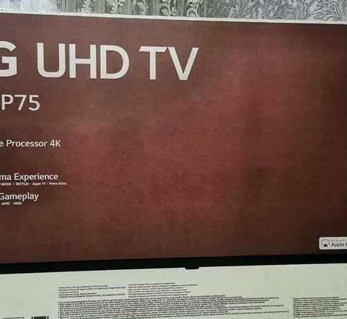 Телевизор LG 50UP75006LF 4K Smart UHD Новый