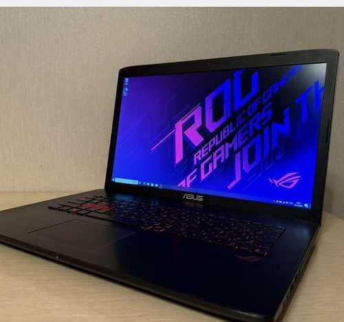 Мощь Asus Rog 17.3 i7 6th GTX 960 32/ 2tb ssd