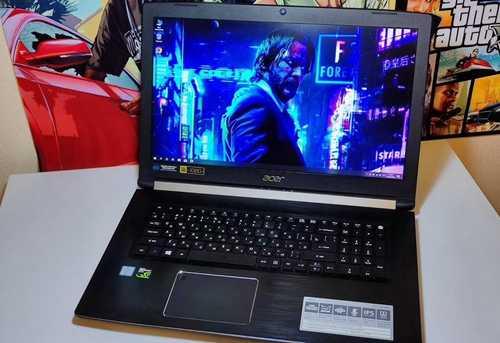 Игровой Acer 17.3 IPS/i5-7/GTX1060 6Gb/16/SSD+HDD