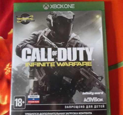 Диски для xbox one call of duty infinite warfare