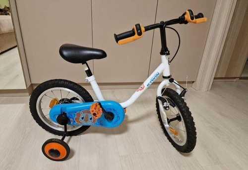 Детский велосипед B'twin petit blue 14
