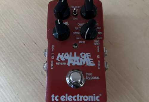 Гитарная педаль tc electronic hall of fame reverb