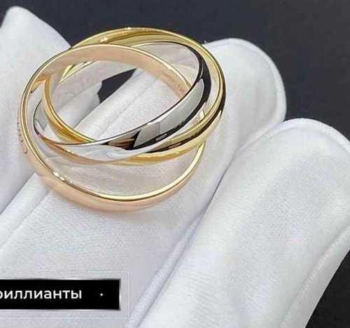 Золотое кольцо Cartier Trinity