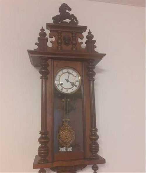 Немецкие старинные настенные часы регулятор