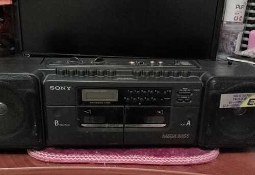 Двухкассетная магнитола sony CFS-W310L