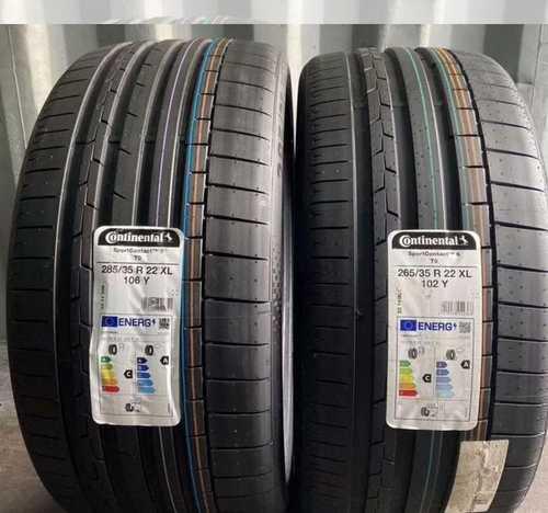 Continental ContiSportContact 7 265/35 R22 и 285/35 R22