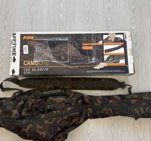 Чехол для 3х удилищ Fox Camolite Tri-Sleeve 10 ft