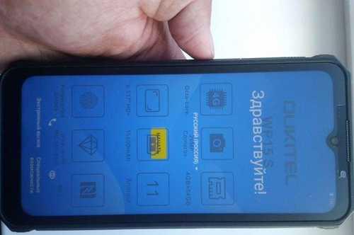 Защищенный смартфон oukitel wp15s NFC, 15600 Mah