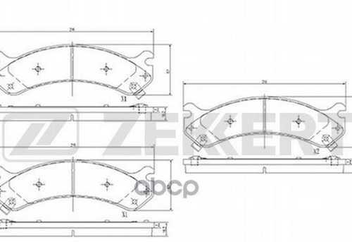 Колодки торм. диск. передн. Cadillac DTS 10- bs