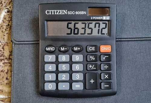 Калькулятор Citizen SDC-805BN