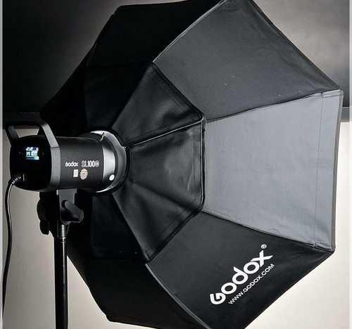 Октобокс Godox SL100Bi с сотами