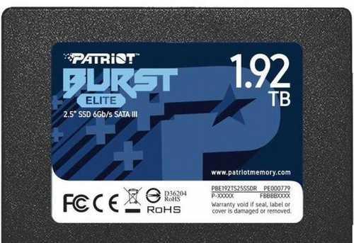 Patriot SATA III 1.92TB PBE192TS25ssdr Burst Elite