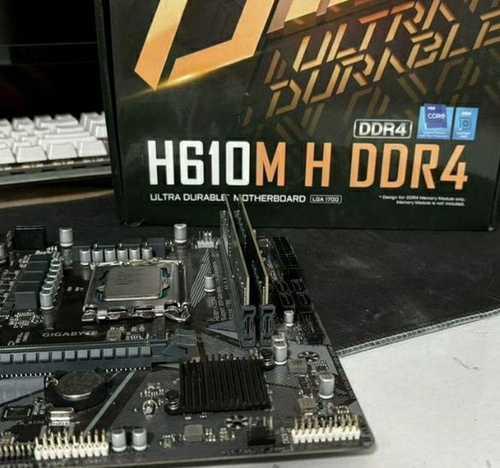 Комлект i3 12100f   h610m   16gb 3200 ddr4