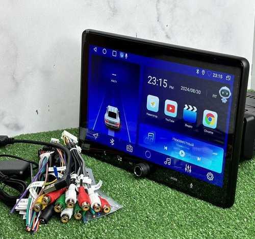 Магнитола 1 din с поворотным экраном android 10 д