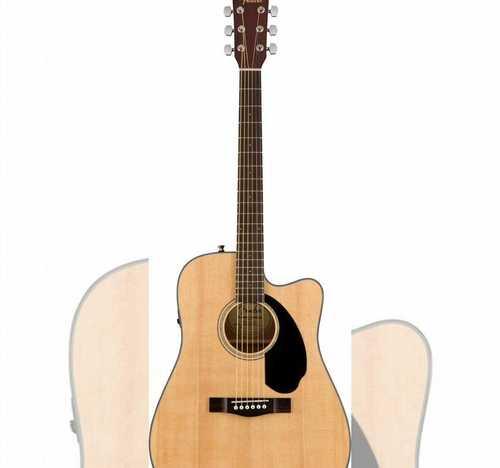 Электроакустическая гитара fender CD-60SCE Dreadnought Nat WN