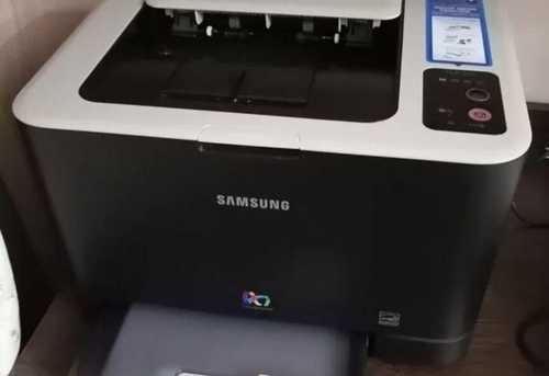 Принтер цветной лазерный Samsung 325(картирдж нов)