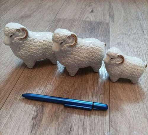 Керамические фигурки овечки, барашки