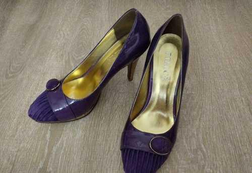 Туфли женские 38 размер новые фиолетовые