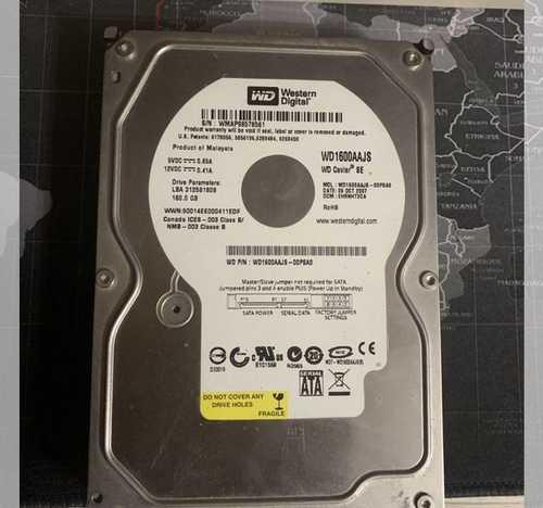 Жесткий диск western digital 160gb