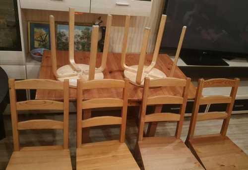 Стол и стулья IKEA Икея