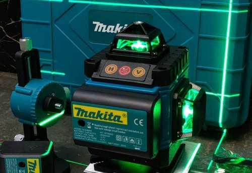 Лазерный уровень makita 4d нивелир 16 линий