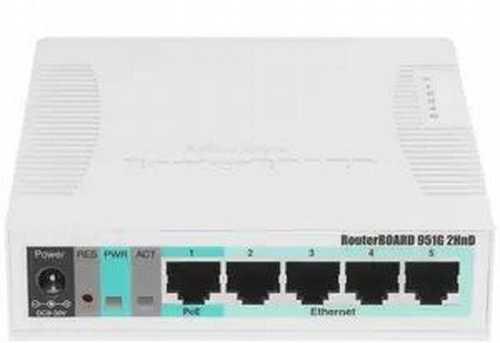 WiFi роутер MikroTik RB951G-2HnD