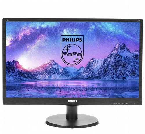 Монитор Philips 243V5qsba черный