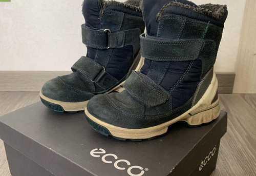 Сапоги зимние ecco 27